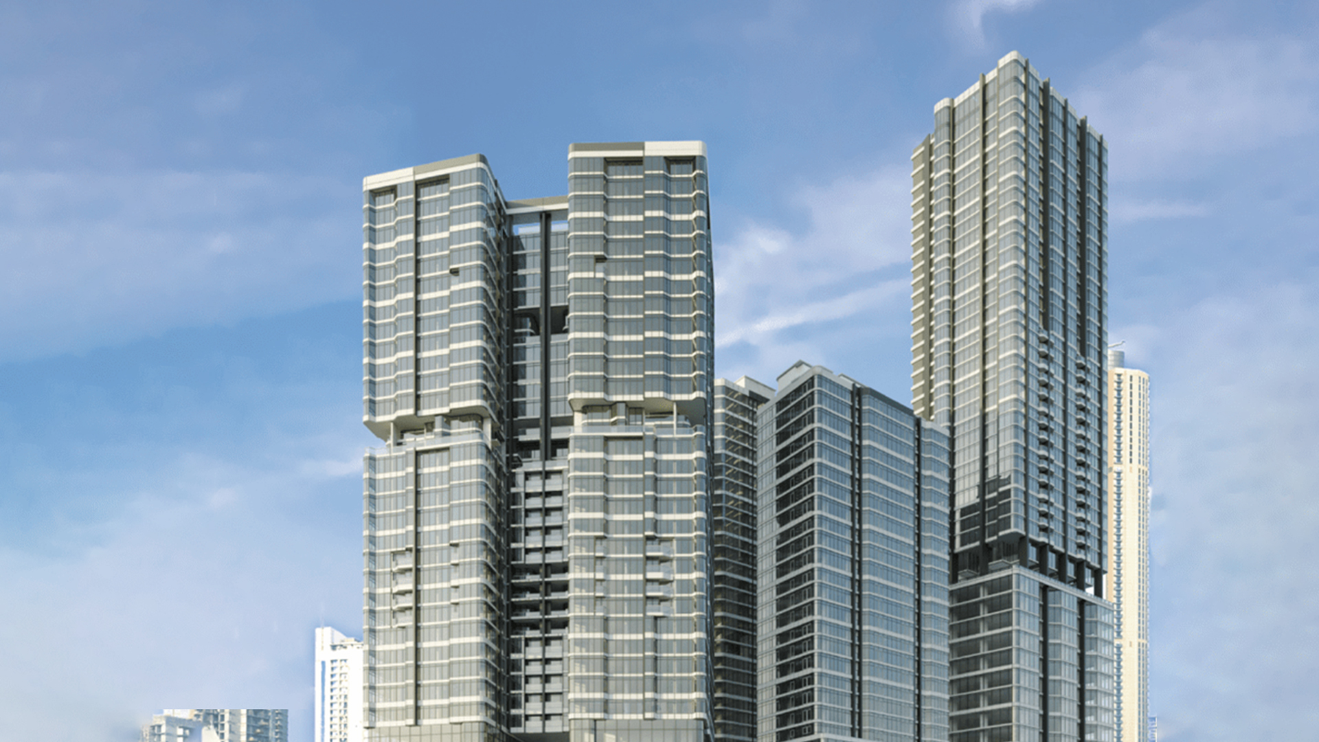 Renad Tower is a residential tower with rich infrastructure on Al Reem Island in Abu Dhabi